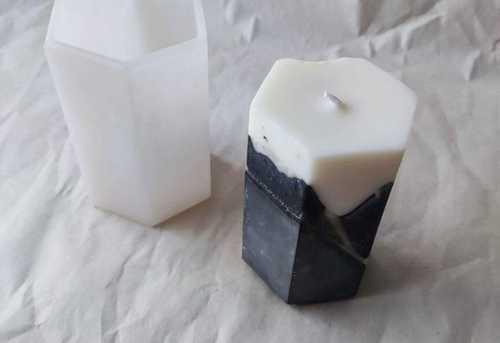 Молд форма силиконовая для свечей и гипса