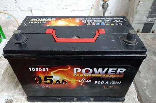 95Ah Аккумулятор 12V 6CT-95.0 Power Asia 105D31L