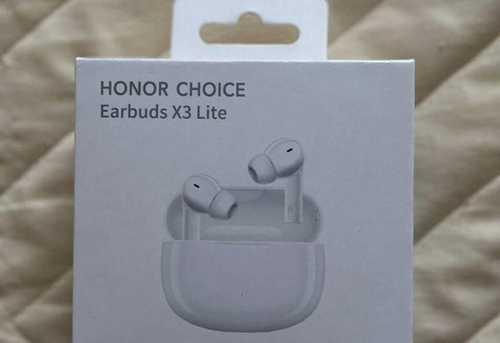 Беспроводные наушники honor earbuds x3 lite