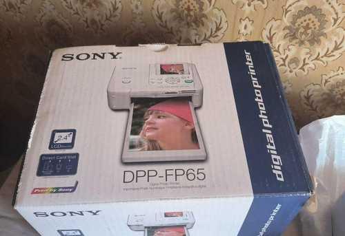Компактный фотопринтер Sony DPP-FP65 White
