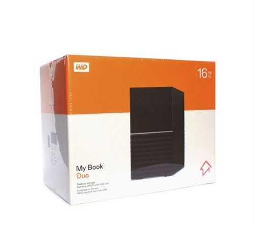 Внешний жесткий диск 16тб WD MyBook DUO