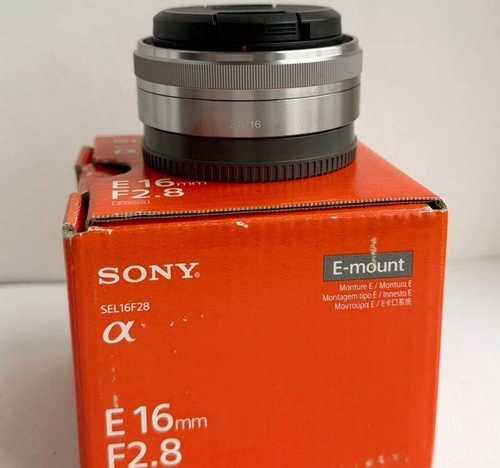 Sony 16mm f/2.8 E-mount