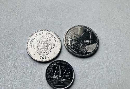 Сейшельские рупии монеты деньги Сейшел