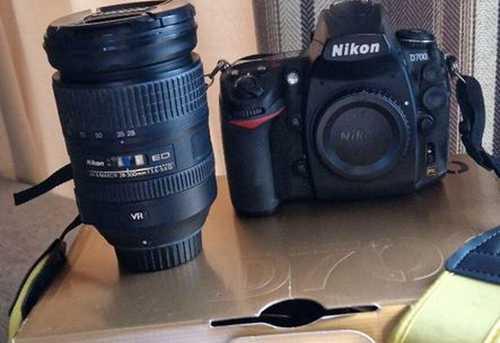 Комплект: Nikon D700, 28-300, вспышка, сумка