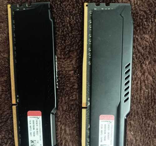 Оперативная память ddr4 hyperx fury 4gb