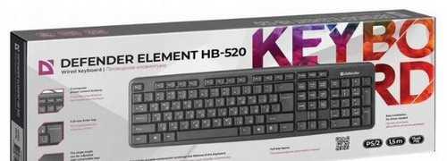 Клавиатура Defender Element HB-520 Black PS/2
