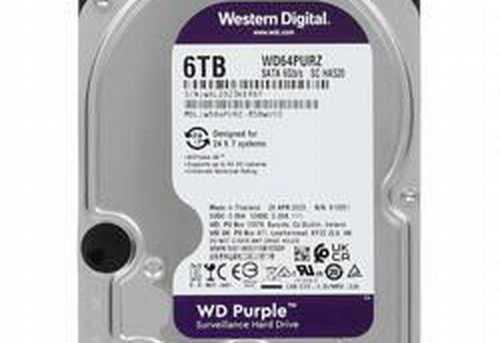 6 тб Жесткий диск WD Purple Surveillance