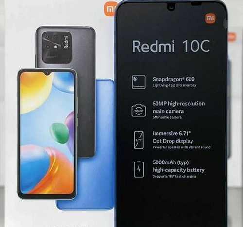 Xiaomi Redmi 10C, 4/64 ГБ