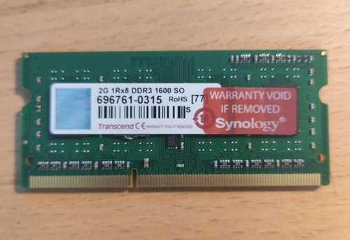 Оперативная память Synology DDR3 2гб