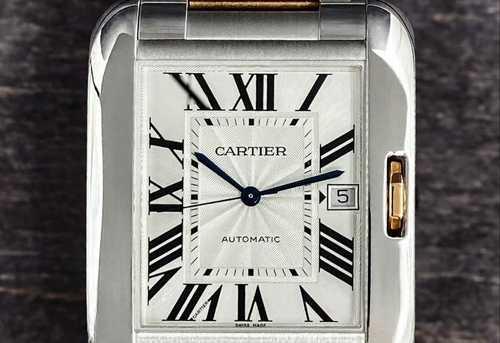 Cartier Tank Anglaise XL Stainless Steel & Rose