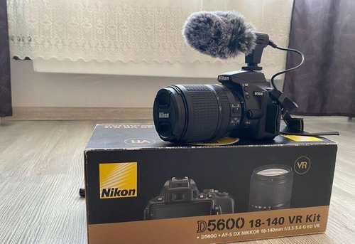 Зеркальный фотоаппарат Nikon d5600 18-140 VR