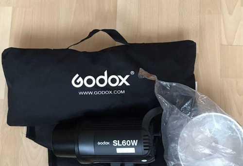 Godox sl60w + софтбокс godox 95см