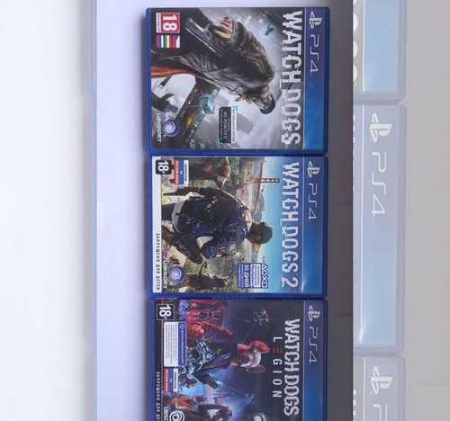 Watch dogs 1,2,3 ps4