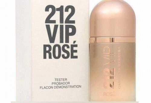Carolina Herrera Vip 212 rose lady 80ml тестер жен