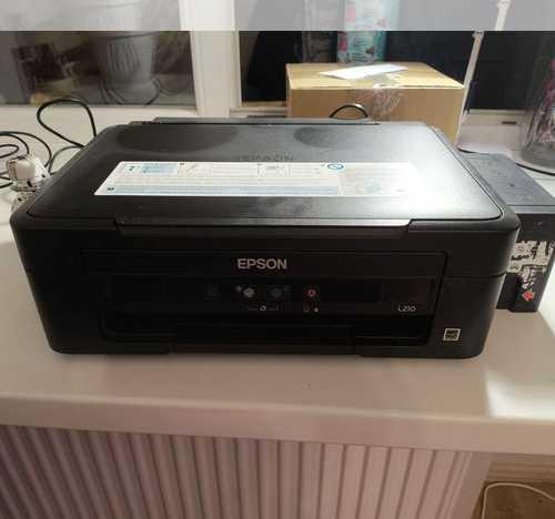 Мфу цветной струйный принтер сканер epson L210