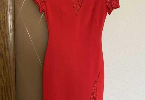 Платье новое красное