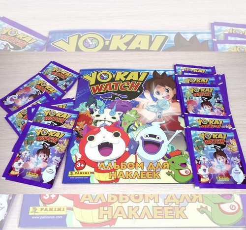 Наклейки panini yo-kai watch