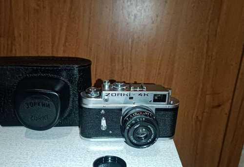 Пленочный фотоаппарат zorki -4k, юбилейный