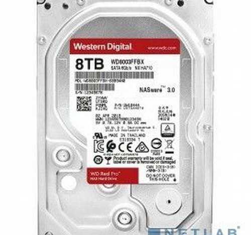 8TB WD Red Pro (WD8003ffbx) Serial ATA III, 7200