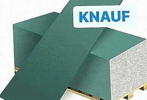 Гипсокартон влагостойкий Knauf