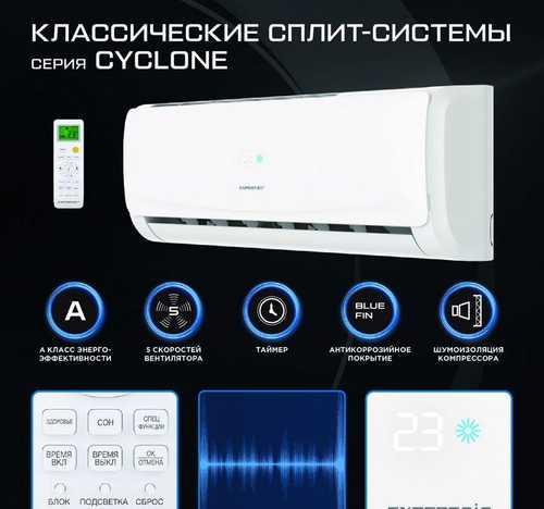Настенная сплит-система expertair cyclone ZAC-CN09