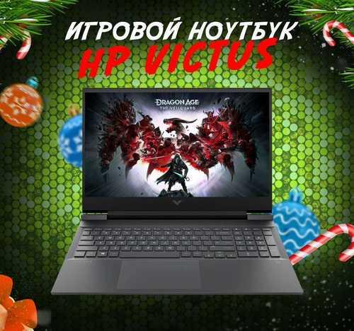 Игровой ноутбук HP Victus / Ryzen 7   RTX 3060