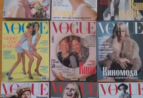 Журналы Vogue, Harper's bazaar 2001-2008гг