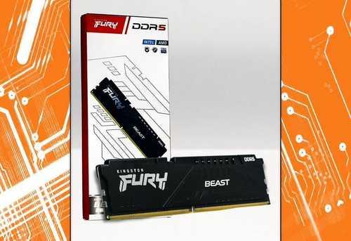 Kingston Fury Beast 16 гб, DDR5, 5600 мгц, CL40