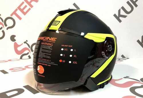 Шлем Origine Palio Techy Hi-Vis желтый, черный, M