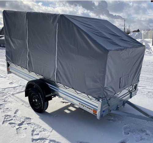 Легковой прицеп 3.2х1.5m c тентом 1.54m Аэро