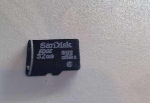 Карта памяти SanDisk MicroSD 32Гб