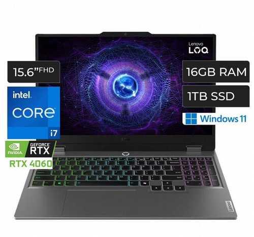 Ноутбук Lenovo LOQ i7/16GB/1TB/RTX4060