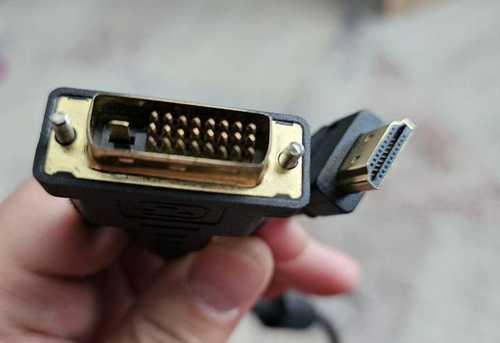 Шнур hdmi-DVI-D 1.5м