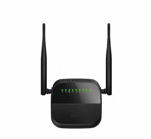 Wi-Fi роутер D-Link DSL-2750U/R1A, черный