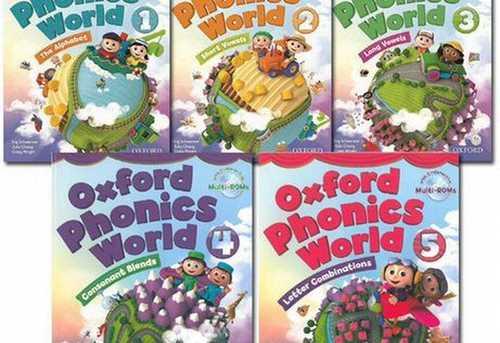 Oxford Phonics World 1, 2, 3, 4, 5 SB+WB