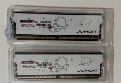 Новая оперативная память Juhor 16gb DDR5 6000MHz
