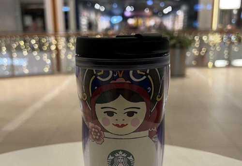 Тамблер (термос) матрешка Starbucks