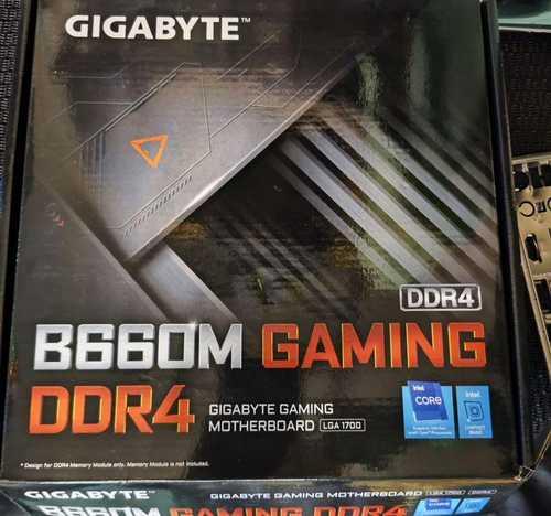 Материнская плата gigabyte b660m gaming x ddr4