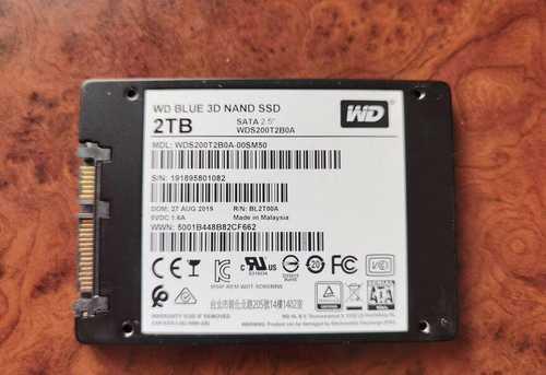 SSD WD blue 3D nand 2Tb 2,5