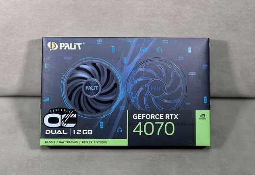 Новая Видеокарта Palit RTX 4070 Dual OC