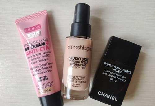 Тональный крем Chanel, Smashbox, BB крем Pupa