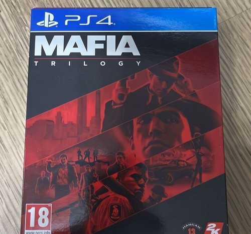 Mafia trilogy ps4 диск