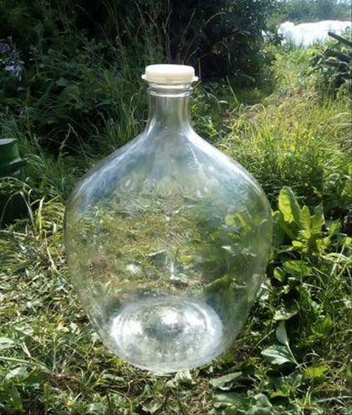 Бутыль стеклянная 50 литров, СССР