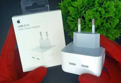 Блок Apple 35W для iPhone (usb c x2)