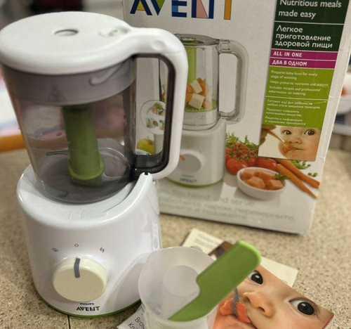 Пароварка блендер philips avent 2 в 1