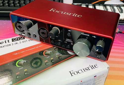 Звуковая карта focusrite scarlett 2i2 3rd gen