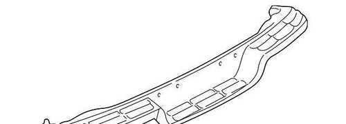 Накладка бампера заднего Chevrolet Express