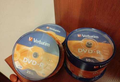 Диск DVD-R Verbatim 4.7Gb 16x 120 min