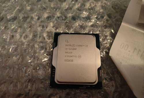 Процессор Intel Core i3 12100f на гарантии
