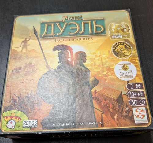 Настольная игра "7 чудес. Дуэль"